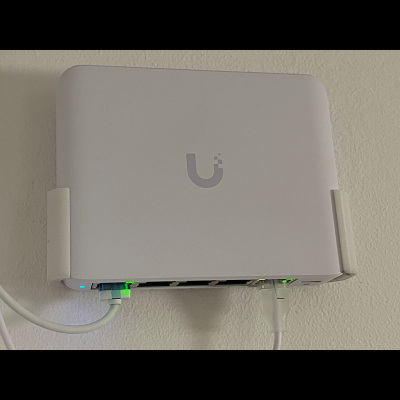 Ubiquiti Flex Mini 2.5G交换机墙面支架收纳架壁挂底座挂墙托架