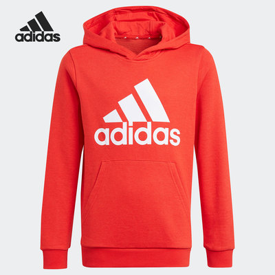 大童运动休闲风连帽套头卫衣