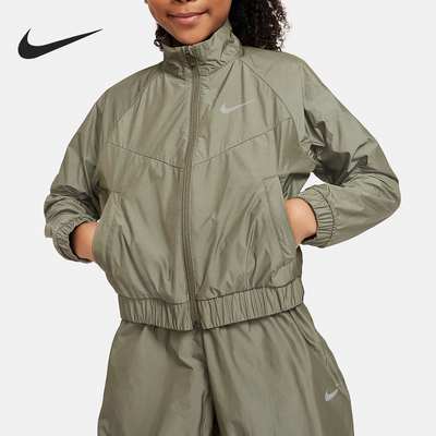 Nike/耐克正品新款大童宽松运动休闲梭织立领外套FN8656-222