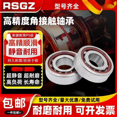 RSGZ精密微型角接触轴承 726AC 727 728 729AC DB P5 P4配对高速