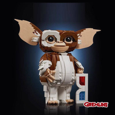 创意摆件Gremlins小魔怪Gizmo模型手办男孩儿童拼装玩具礼物21361