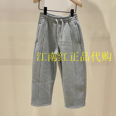 little moco专柜正品25年冬款男女童加绒休闲运动长裤KBE4PATK05