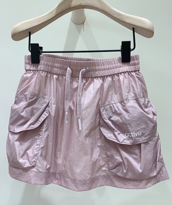 littlemoco专柜童装26年夏款女童防晒半身裙含安全裤KBF2SKT003