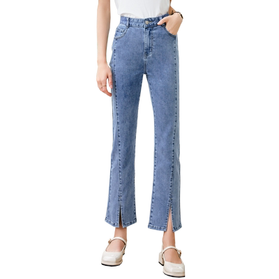 百图betu九分裤微喇裤