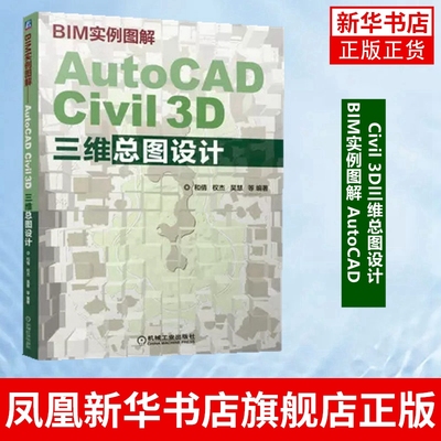 BIM实例图解 AutoCAD Civil 3D三维总图设计 详实案例 AutoCAD Civil3D总图应用教程 软件操作应用技巧大全教程书籍教材