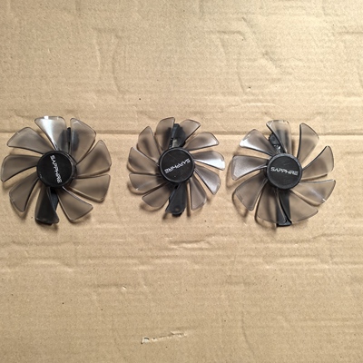 蓝宝石RX5700XT 超白金极光 显卡风扇FDC10H12D9-C/FD10015M12D