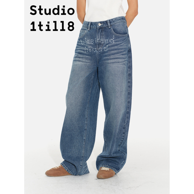 Studio1till8放松牛仔裤