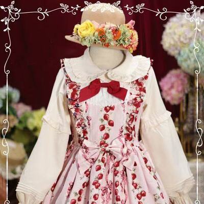 长袖甜美lolita上衣洛丽塔doll娃娃衬衫可爱内搭春季女装衬衣漂亮