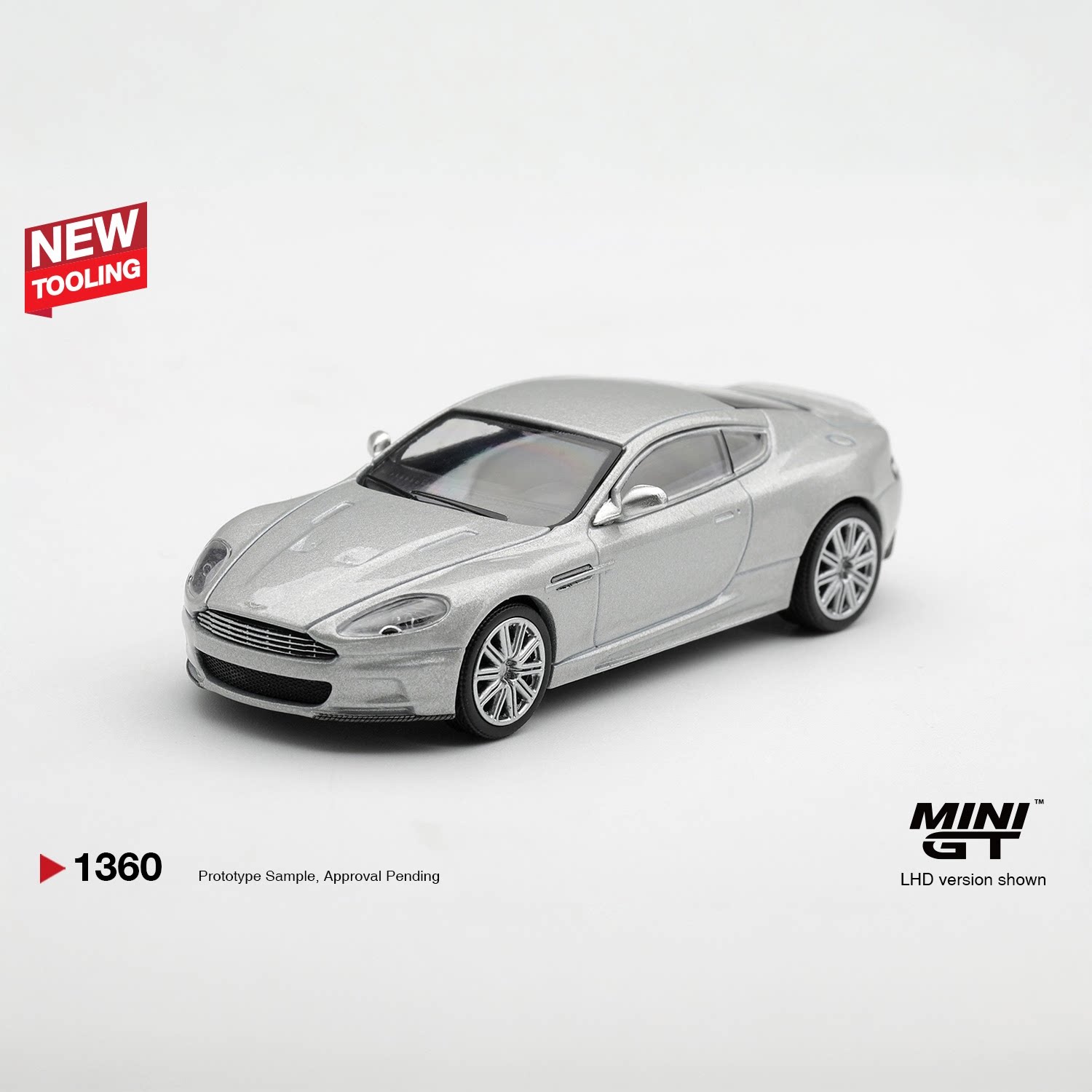 【预售定金】 MINIGT 1:64阿斯顿·马丁DBS2008 合金 MGT01360-CH