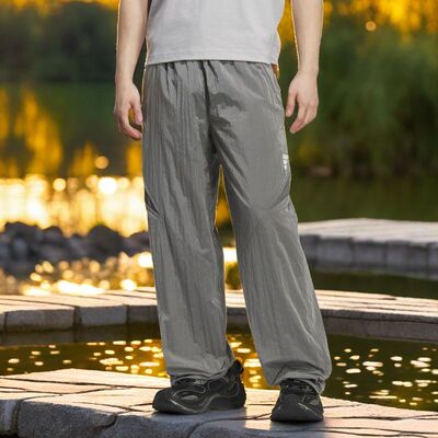 Adidas/阿迪达斯正品男士运动梭织宽松日常长裤KB5973