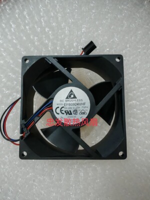 全新EFB0924VHF 9CM 24V0.27A 3线 放映机变频器风扇92X92X32MM