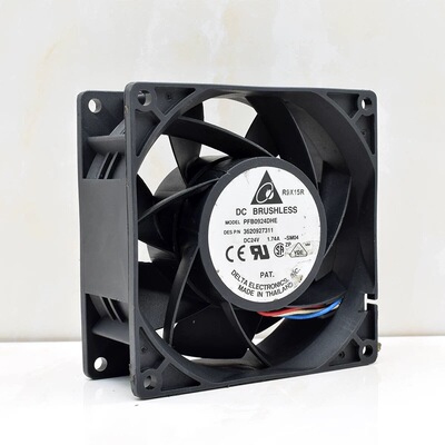 原装台达9CM 9038 24V 1.74A暴力大风量工业变频器风扇PFB0924DHE