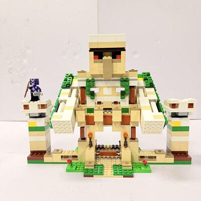 （二手）LEGO我的世界lego21250铁傀儡堡垒