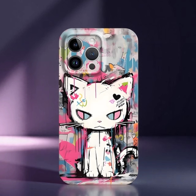 涂鸦手机壳苹果16华为菲林软壳