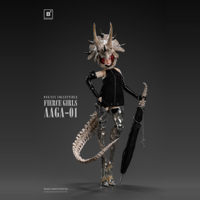 【现货】Beautiful Chemistry Entei Ryu 1/6 凶猛少女 王城守卫