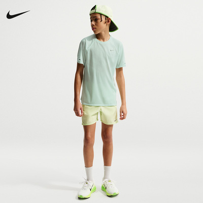 Nike耐克童2026夏新款Dri-FIT速干网眼透气短袖针织T恤IO0522-394