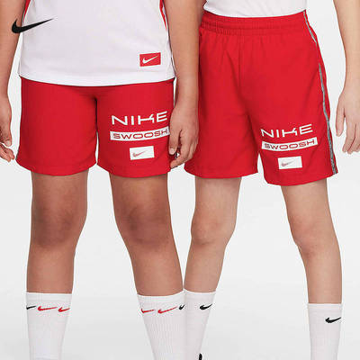 Nike耐克男女童DRI-FIT大童速干梭织短裤夏季反光训练HJ3801-657