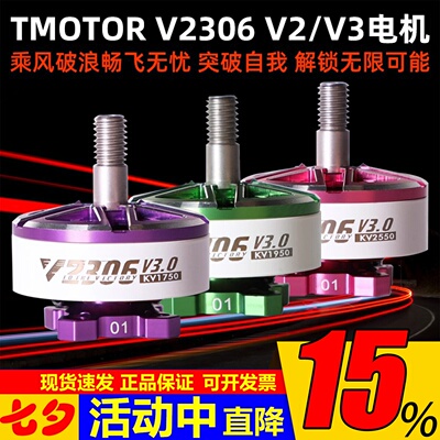 TMOTOR无刷电机V2306乘风V3.0