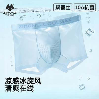 【桑蚕丝抗菌裆】子墨内裤男士