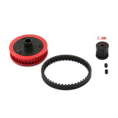 1/10攀爬Axial SCX10 II 90046 波箱改装3.2/5.0皮带传动齿轮系统