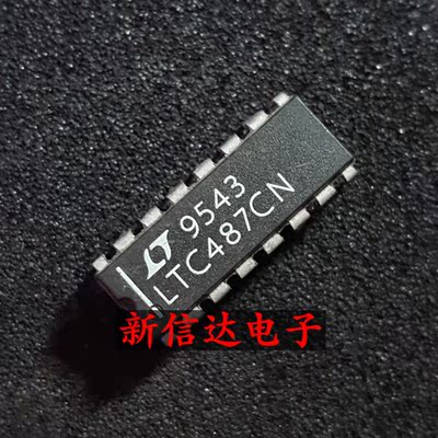 LTC487CN   原码进口IC  自家现货测试好【直插DIP16】