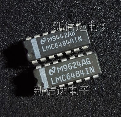 LMC6484IN   AIN  原码进口芯片 自家现货测试好 【直插DIP14】