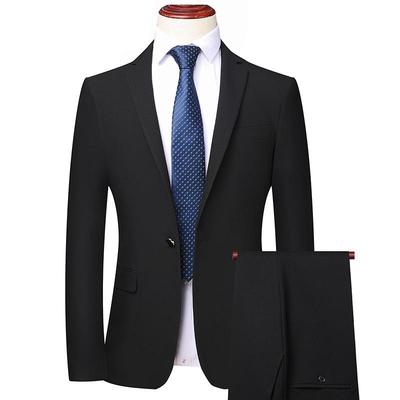 春5618-L秋毛男郎士羊服套装商务西职业免烫正装经理宴会伴西装礼