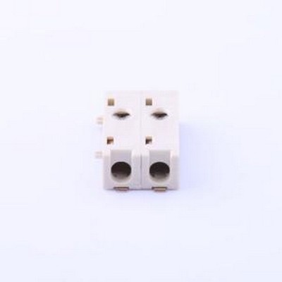 2834006-2 弹簧式接线端子 1x2P 4mm 每排P数:2 排数:1 SMD,P=4mm