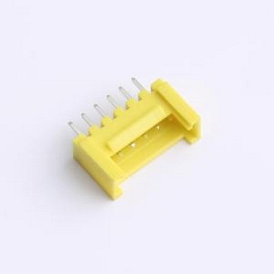 WAFER-HY2.0-6PZZ-H62 线对板针座 1x6P 间距:2.0mm 直插 系列:HY