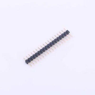 X4611WV-18I-C40D28 排针 1x18P 间距:2mm 方针 插件,P=2mm