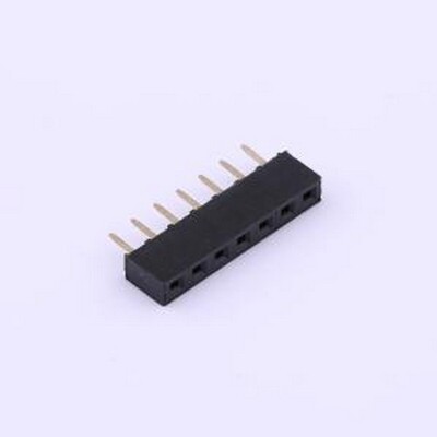 1165SDIG-07 排母 间距:2.54mm 1x7P 直插 插件,P=2.54mm