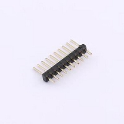 HC-PZ127-7.2L-1x10PZ 排针 间距1.27mm 1x10P 直插 PC2.3 PA3.9