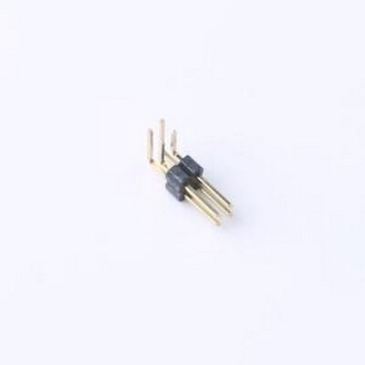 GPCB201-0202A003C1AD 排针 2x2P 间距:1mm 方针 弯插 弯插,P=1mm