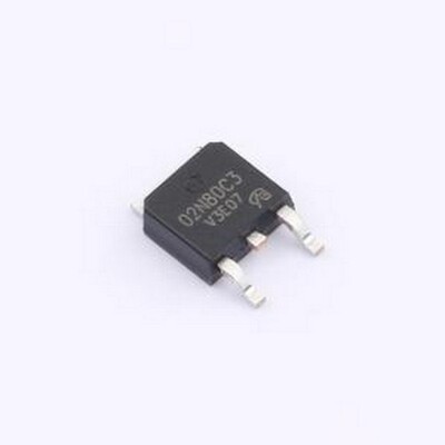 SPD02N80C3-VB 场效应管(MOSFET) 1个N沟道 耐压:800V 电流:2A TO