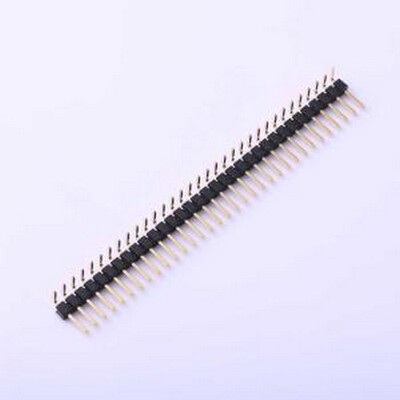 X6511WR-33H-C60D30R2 排针 1x33P 间距:2.54mm 方针 弯插,P=2.54