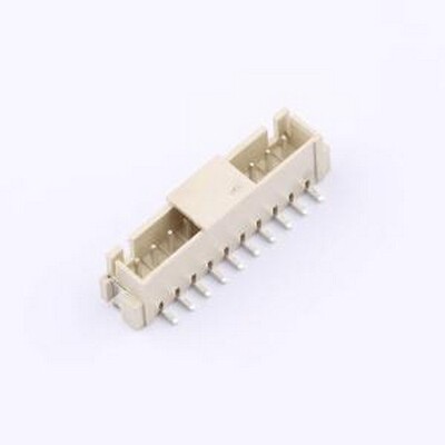 MXXH-2.54-10P-LG1-0-A 线对板针座 1x10P 间距:2.5mm 立贴 系列: