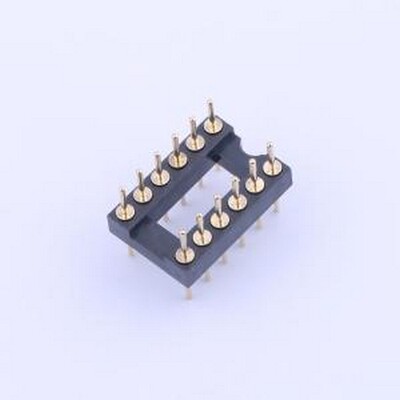 X5621WV-2x06-C762D1220 IC/晶体管插座 间距2.54mm P数:12P 圆孔