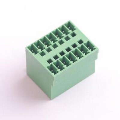 JL15EDGRH-38114G01 插拔式接线端子 2x7P 3.81mm 排数:2 每排P数