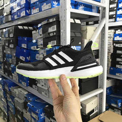 Adidas RapidaSport中大童网面抽绳运动跑步鞋KH8918 8919 KK4355