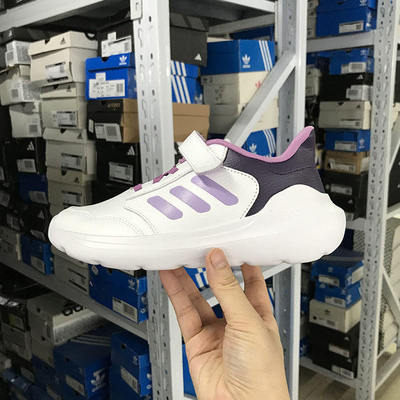 Adidas Tensaur Run 3.0 EL 儿童魔术贴运动跑步鞋 IE5986 JR6082