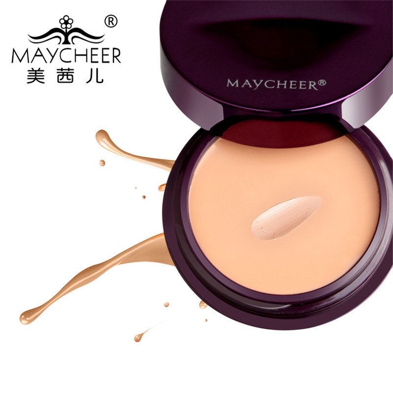 正品美茜儿臻白亮彩遮瑕膏打底膏粉底膏化妆师易上手BB霜CC霜遮瑕