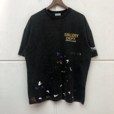 GALLERYDEPT泼墨嘻哈男女短袖T