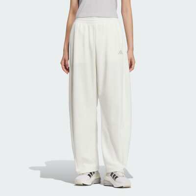 阿迪达斯女裤LOGO KN PNT 2 宽松运动休闲辣妹香蕉裤JZ1583