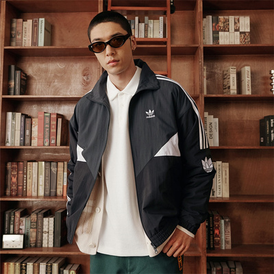 Adidas/阿迪达斯U BLOCK JKT 男女同款经典运动夹克外套KC3114