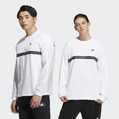 Adidas/阿迪达斯正品情侣款运动休闲长袖T恤IA9452
