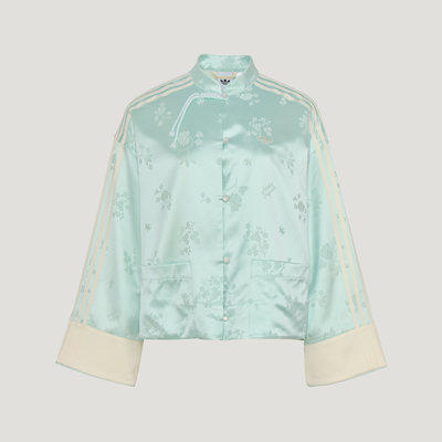 Adidas/阿迪达斯正品女子新中式提花运动夹克外套KY5742