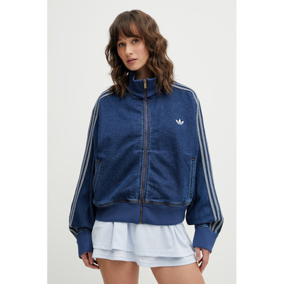 adidas阿迪达斯三叶草女装时尚立领运动健身夹克外套KD2913