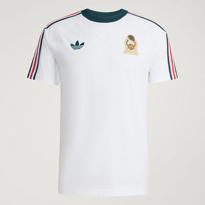 Adidas/阿迪达斯正品墨西哥队足球休闲文化修身短袖圆领T恤JZ6483
