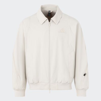 Adidas阿迪达斯男子JACKET加绒飞行员运动宽松翻领夹克外套JZ4194