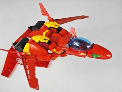 SDVF-001 巴萨拉的飞机！一体变形VF-19改  超时空要塞7 积木拼装